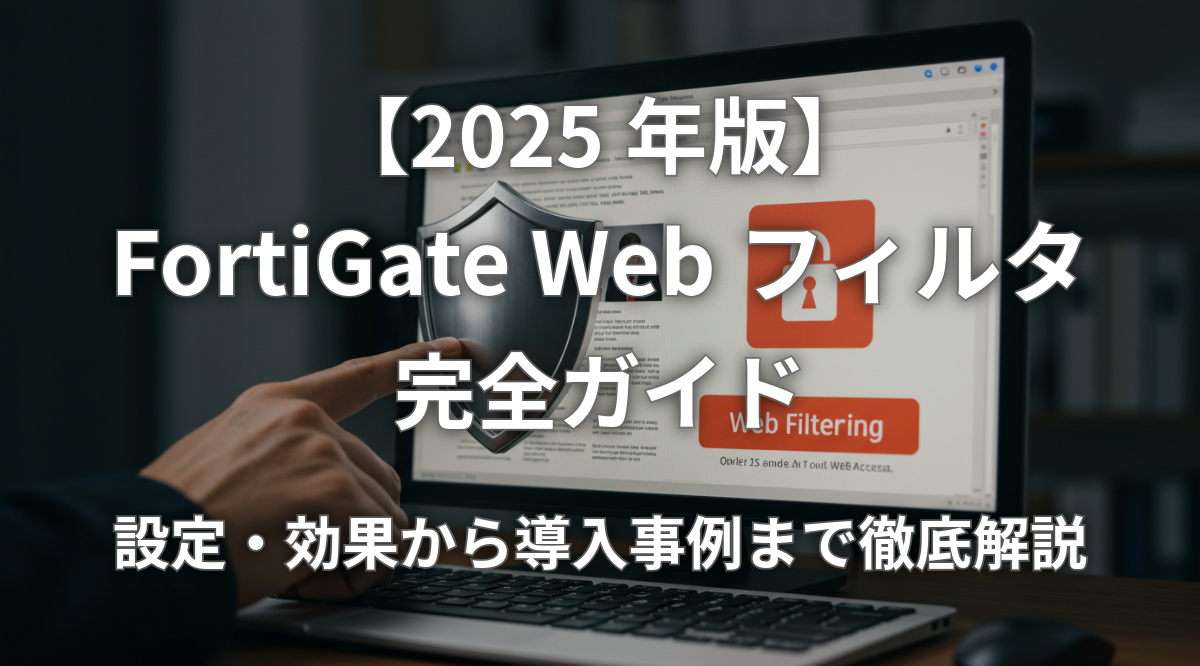 【2025年版】FortiGate Webフィルタ完全ガイド｜設定・効果から導入事例まで徹底解説 - AIセキュリティ