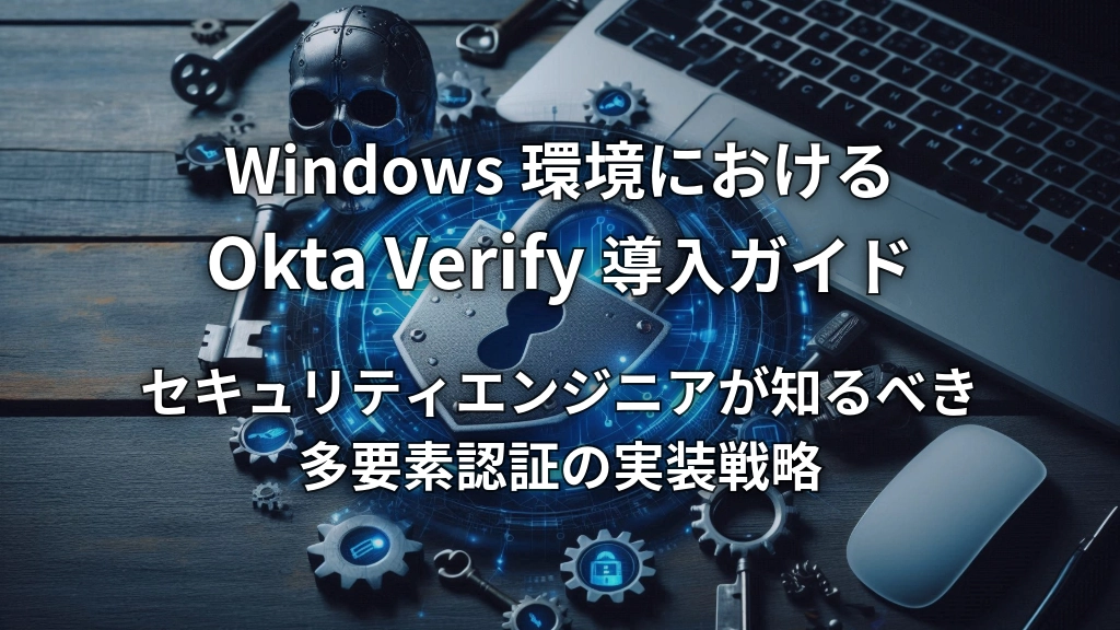 Windows環境におけるOkta Verify導入ガイド：セキュリティエンジニアが知るべき多要素認証の実装戦略 - AIセキュリティ