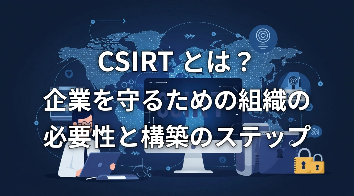 CSIRTとは？企業を守るための組織の必要性と構築のステップ - AIセキュリティ