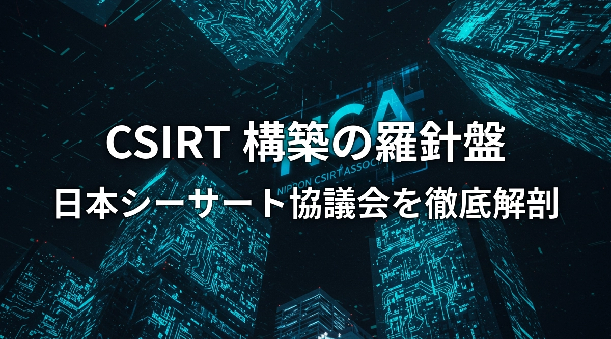 CSIRT構築の羅針盤：日本シーサート協議会を徹底解剖 - AIセキュリティ